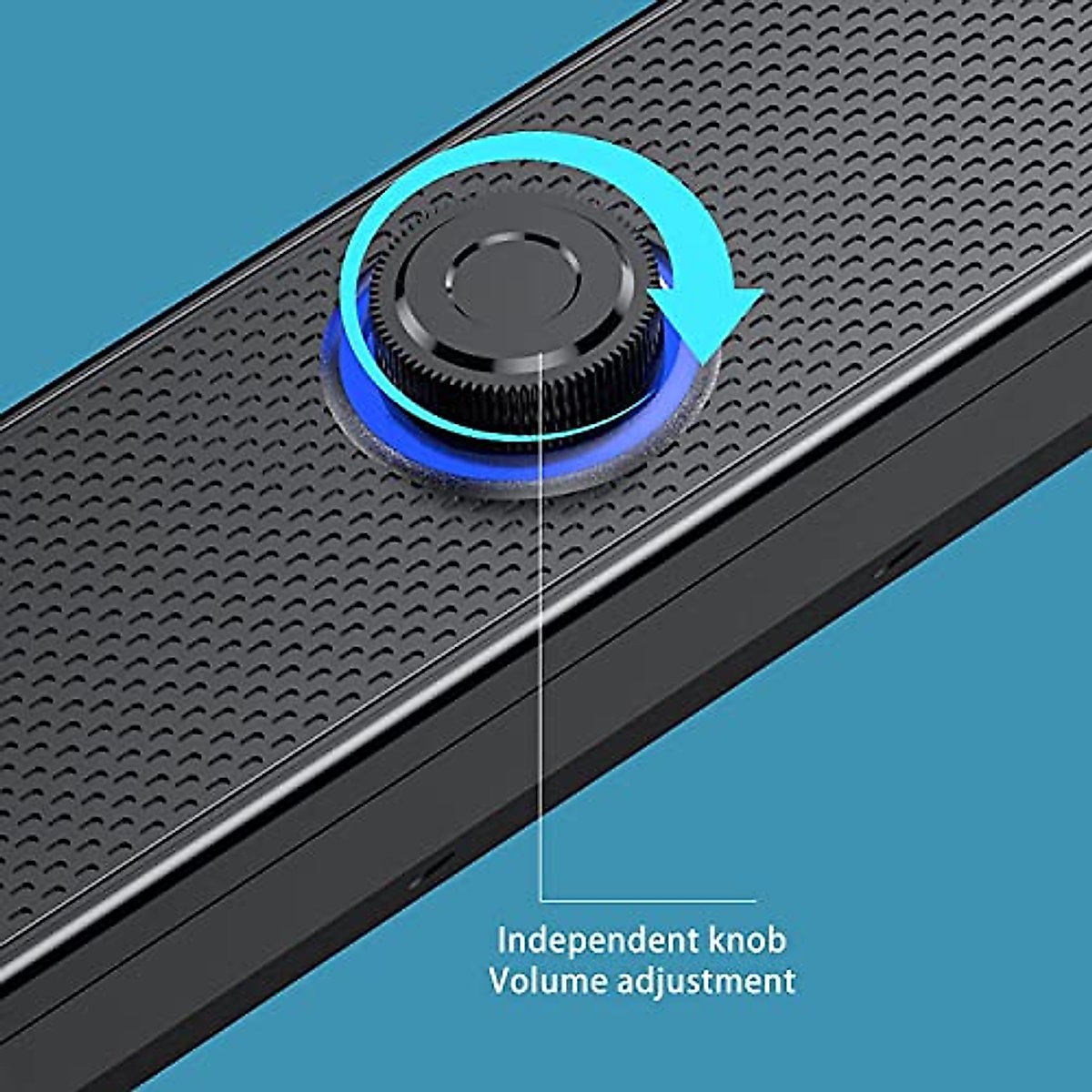 MEGCCR Bluetooth Small Speaker Subwoofer, Built-in Bluetooth 5.0 Chip, Immersive Sound Experience, Dual Speakers, Laptop Multimedia Can Be Wired or Bluetooth Mode for Outdoor Wireless Use