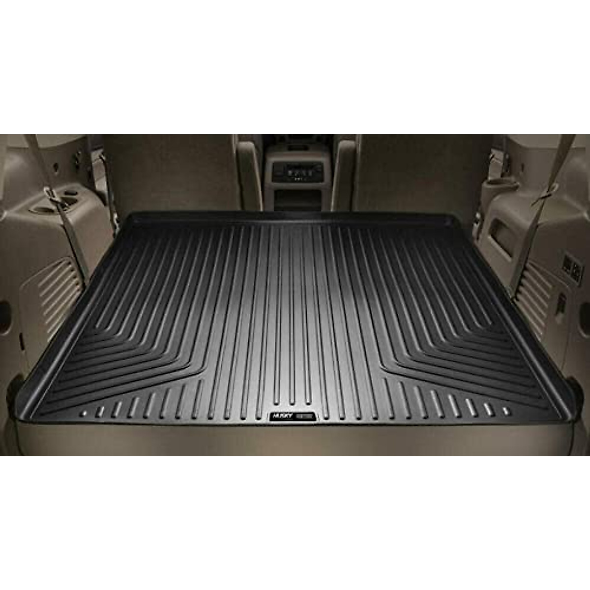 Husky Liners Weatherbeater Cargo Liner | Fits 2021-2024 Ford Bronco 4-Door | Cargo, 1-pc Black - 23321