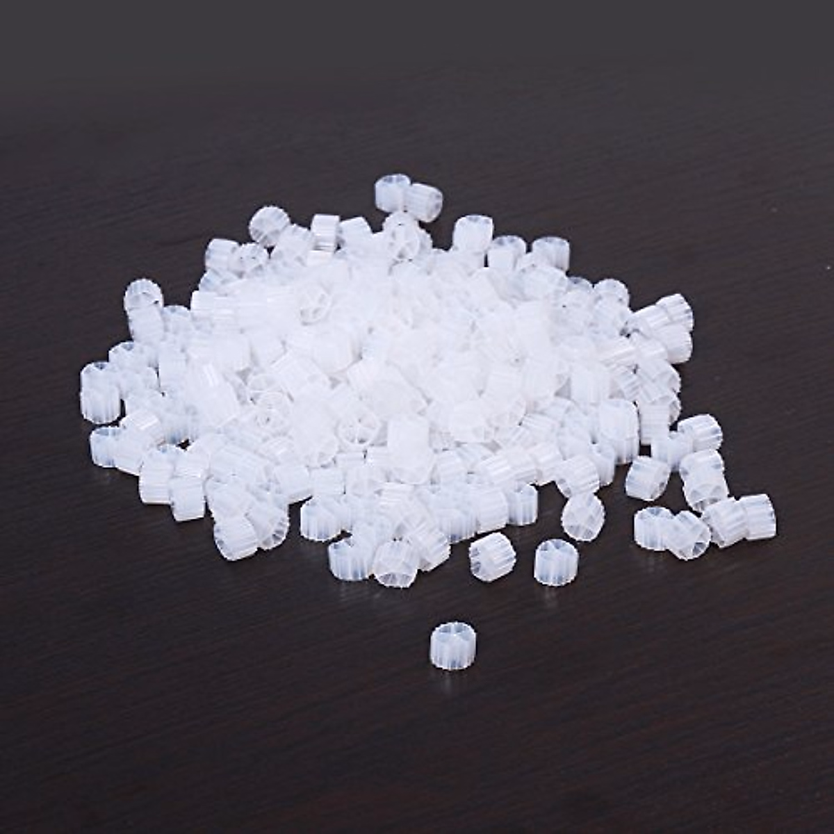 AQUANEAT Aquarium Moving Bed Filter Media 1 Gallon for Fish Tank Sump Koi Pond Aquaponics Aquaculture Hydroponics (S)