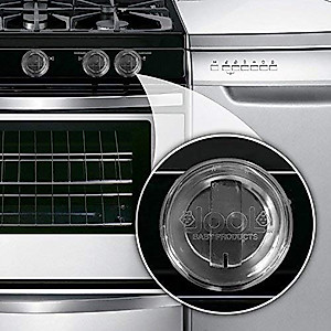 Clear Stove Knob Covers (5 Pack) Child Safety Guards, Durable Design - Baby Proof - Jool Baby