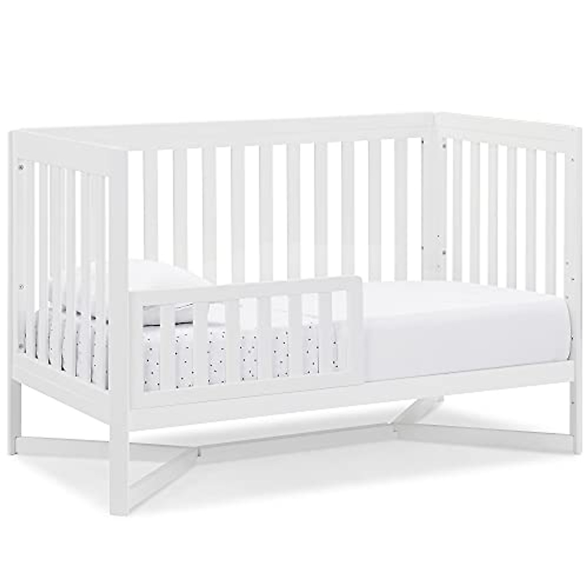 Delta Children Tribeca 4-in-1 Baby Convertible Crib, Bianca White