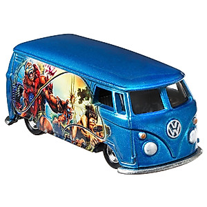 Hot Wheels Pop Culture Volkswagen T1 Panel Bus of 1:64 Scale Vehicle for Kids Aged 3 Years Old & Up & Collectors of Classic Toy Cars, Featuring New Castings & Themes
