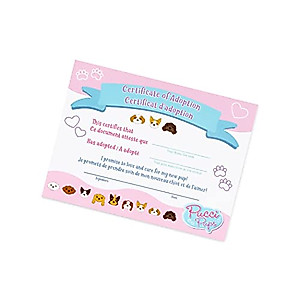 Pucci Pups – Adopt-a-Pup – Shih Tzu, Chihuahua, Poodle – Plush Toy Dogs with Dog Bed – Plush Dog for Kids Aged 2 and Up