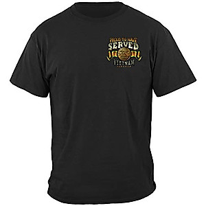 Erazor Bits Military T Shirt, Proud to Have Served in Vietnam Shirt, Short Sleeve Shirts for Vietnam Veterans, United States Armed Forces Apparel MM2343XL (X-Large)