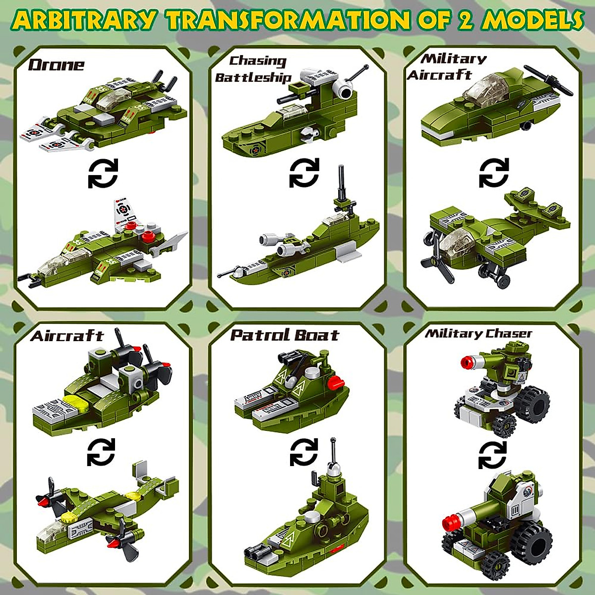 VATOS STEM Building Toys, 576 PCS Warcraft STEM Toys for 6 Year Old Boys 25-in-1 Engineering Building Bricks Destroyer Fighter Vehicles Blocks Kits Best Gifts for Kids Aged 6 7 8 9 10 11 12 Yr Old