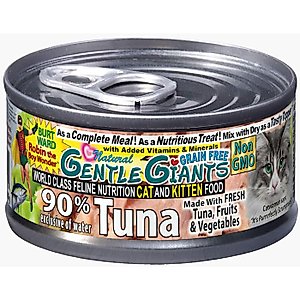 Gentle Giants Tuna Wet Cat Food, 3 oz., Case of 24, 24 X 3 OZ