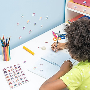 AOLDHYY Boho Rainbow Stickers Teac