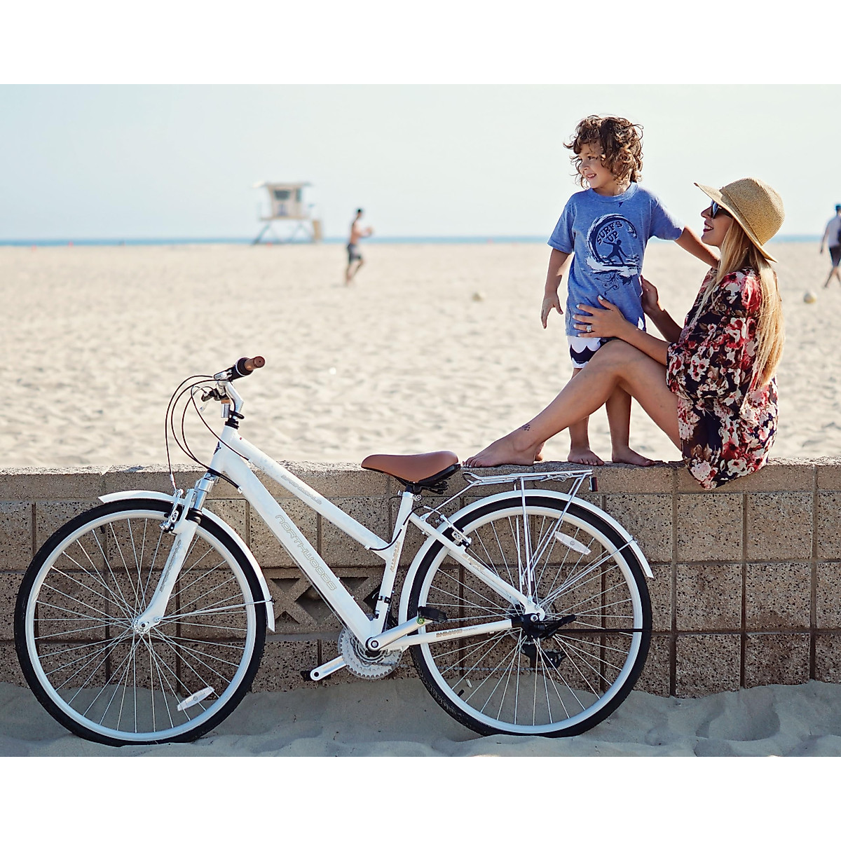 Kent International Springdale Hybrid Bicycle, White, 29 inch