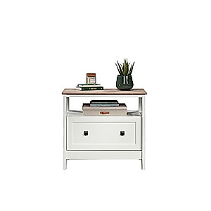 Sauder August Hill Lateral File, L: 19.53" x W: 32.28" x H: 29.25", Soft White Finish