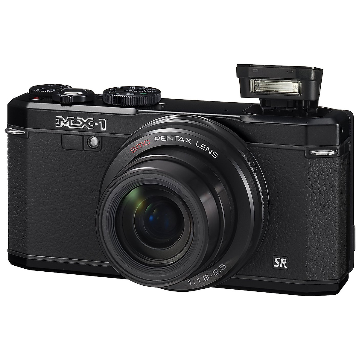 Pentax MX-1 12 MP Black Digital Camera with 4x Optical Image Stabilized Zoom and 3-Inch LCD Screen