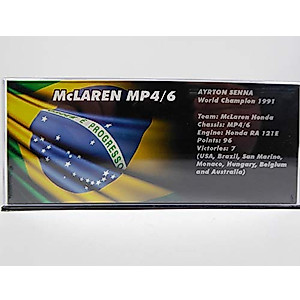 OPO 10 - Ayrton Senna McLaren MP4/6#1 - World Champion - Formula 1 1991-1:43 Altaya (714)