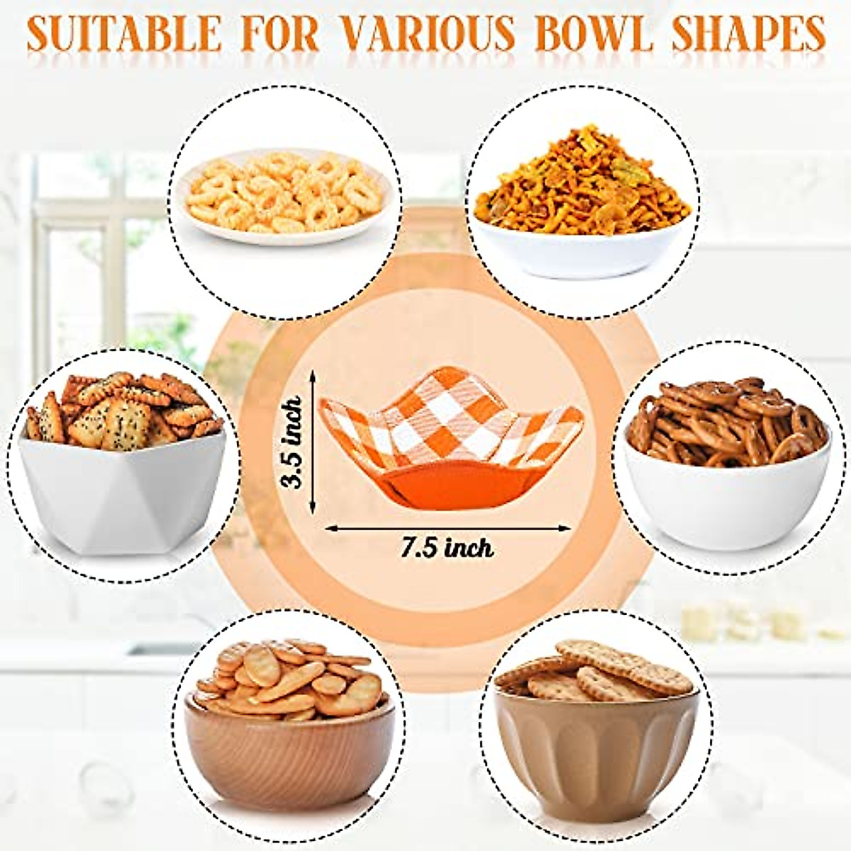 Hot Bowl Holder Microwave Safe Bowl Cozies Multipurpose Soup Bowl Holder Hot Heat Proof Plate Holder to Prevent Hand from Heat and Maintain Food Warm(Red, Blue, Green, Yellow, Black,5 Pieces)