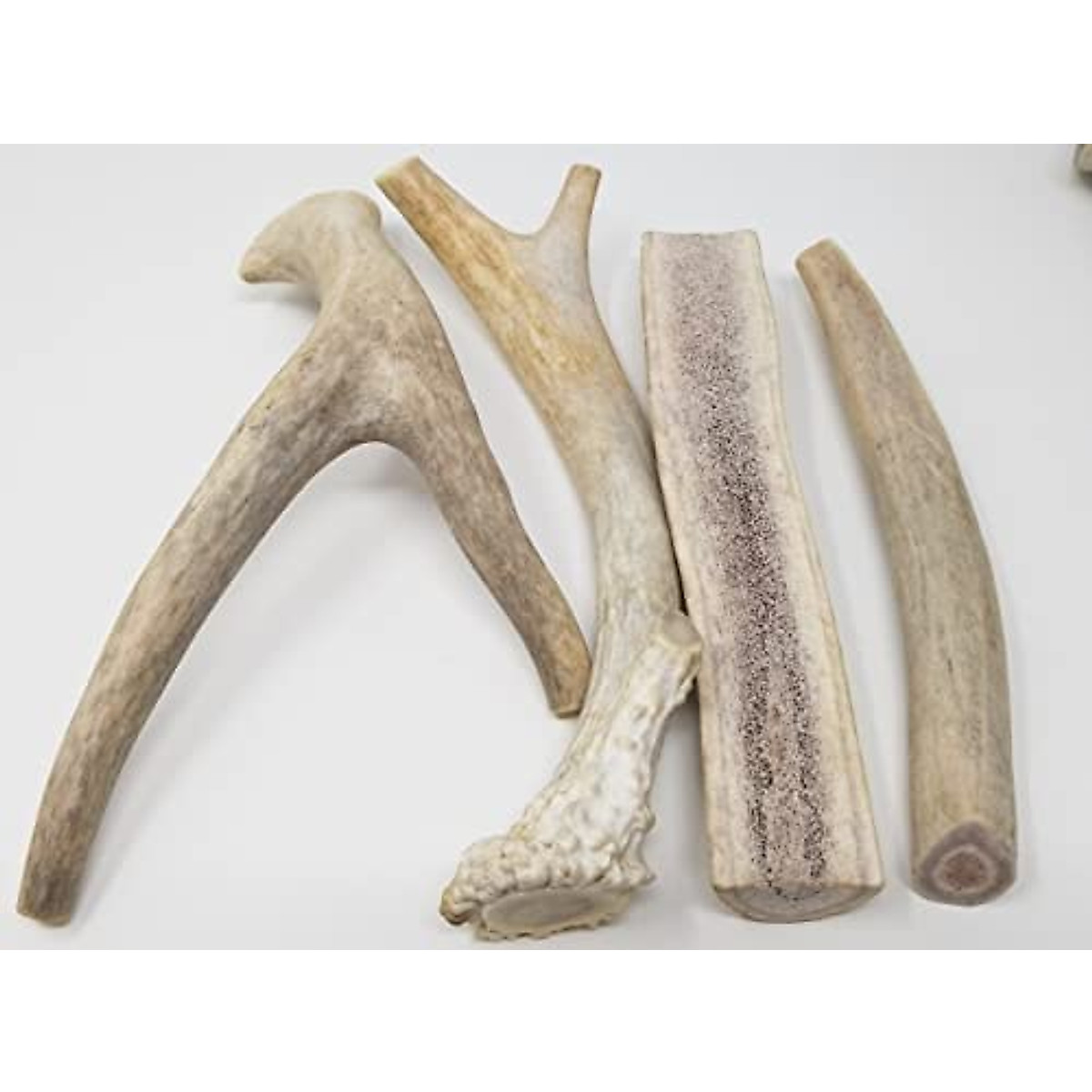 Big Dog Antler Chews - One Pound Pack of Sun-Aged Deer and Elk Antler Dog Bone Chews - Natural Healthy Long-Lasting Treat