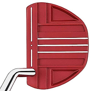 Ram Golf Laser Red Milled Face Mallet Putter - Headcover Included 34"