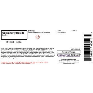 ALDON Innovating Science Laboratory-Grade Calcium Hydroxide, 500g - The Curated Chemical Collection