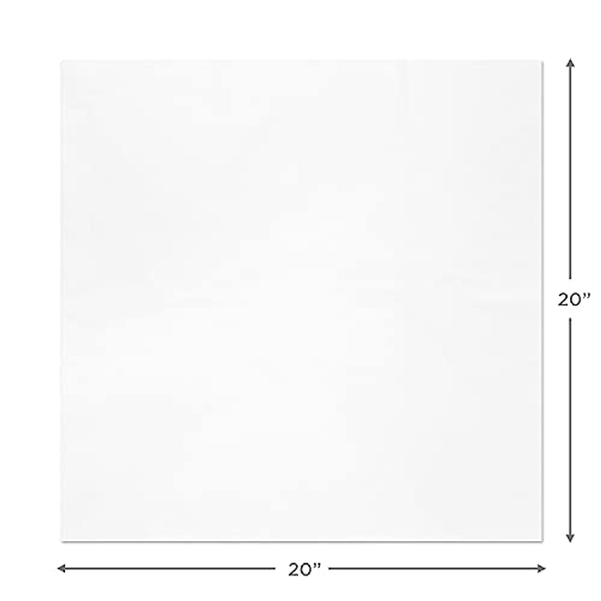 Hallmark White Tissue Paper (100 Sheets) for Birthdays, Easter, Mothers Day, Graduations, Gift Wrap, Crafts, DIY Paper Flowers, Tassel Garland and More