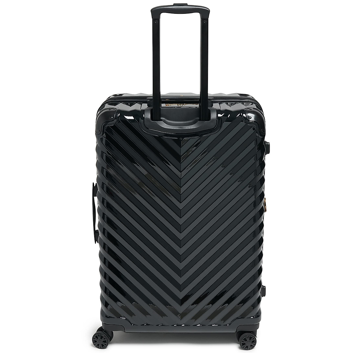 Karl Lagerfeld Paris Women's Suitcase Spinner Wheels Hardside, Deep Black, One Size