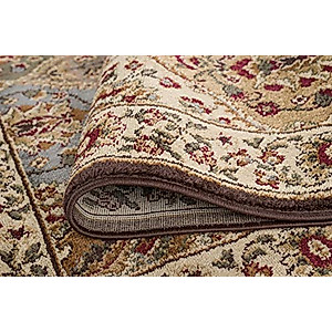 Universal Rugs 105120 Multi 3 Pc. Set 5-Feet by 7-Feet, 20-Inch by 60-Inch and 20-Inch by 32-Inch Area Rug, 3-Piece