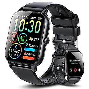 Ddidbi Smart Watch for Men Women(Answer/Make Calls), 1.85" HD Touch Screen Fitness Watch with Sleep Heart Rate Monitor, 112 Sports Modes, IP68 Waterproof Activity Trackers Compatible with Android iOS