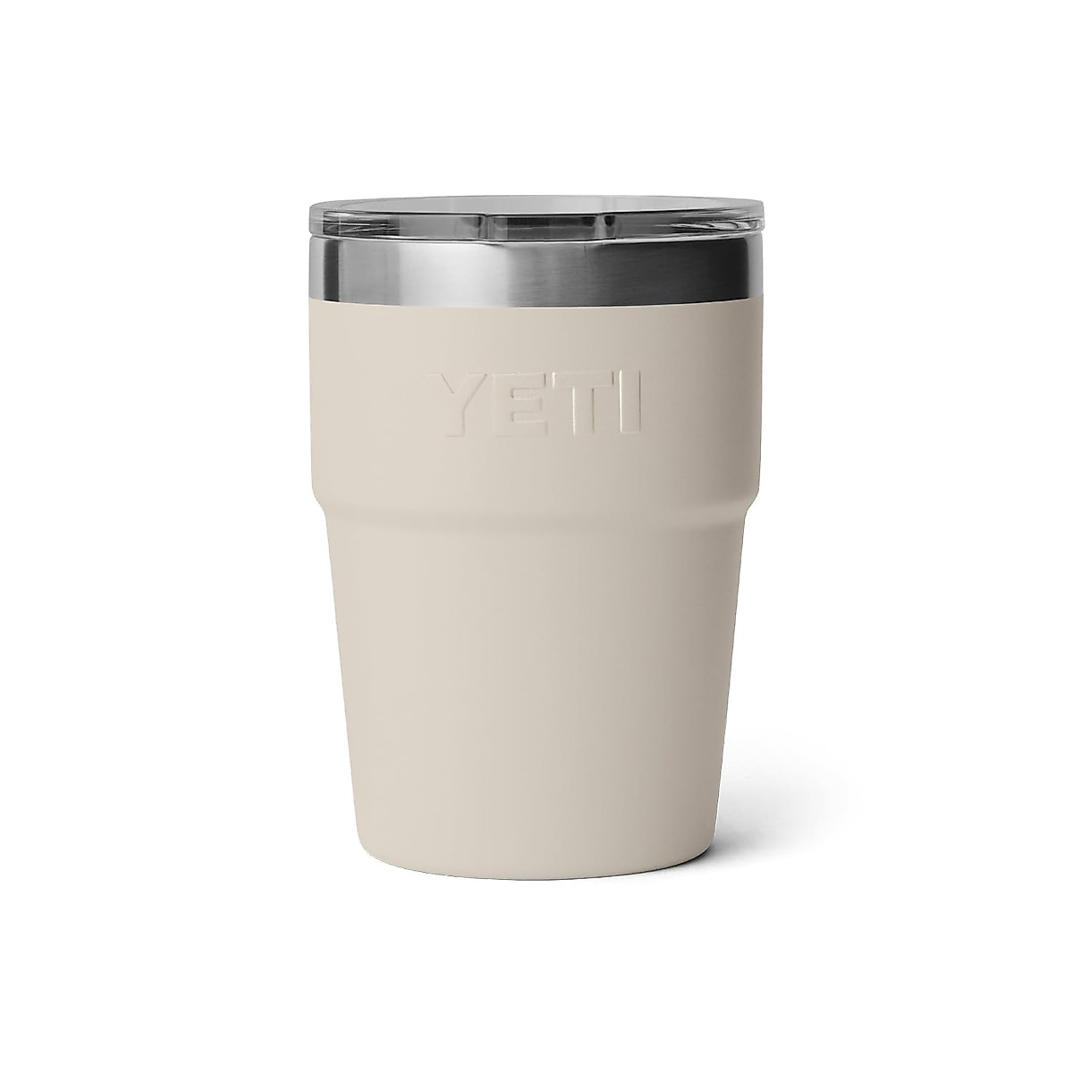 YETI Rambler 16 oz Stackable Tumbler, Vacuum Insulated, Stainless Steel with MagSlider Lid, Cape Taupe