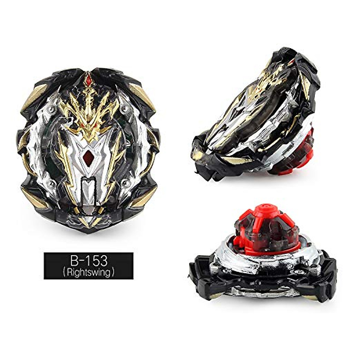 RGoal 4 in 1 Bey Burst Battaling Tops Set, Burst Starter Top Set with 4D Launcher(Gold)