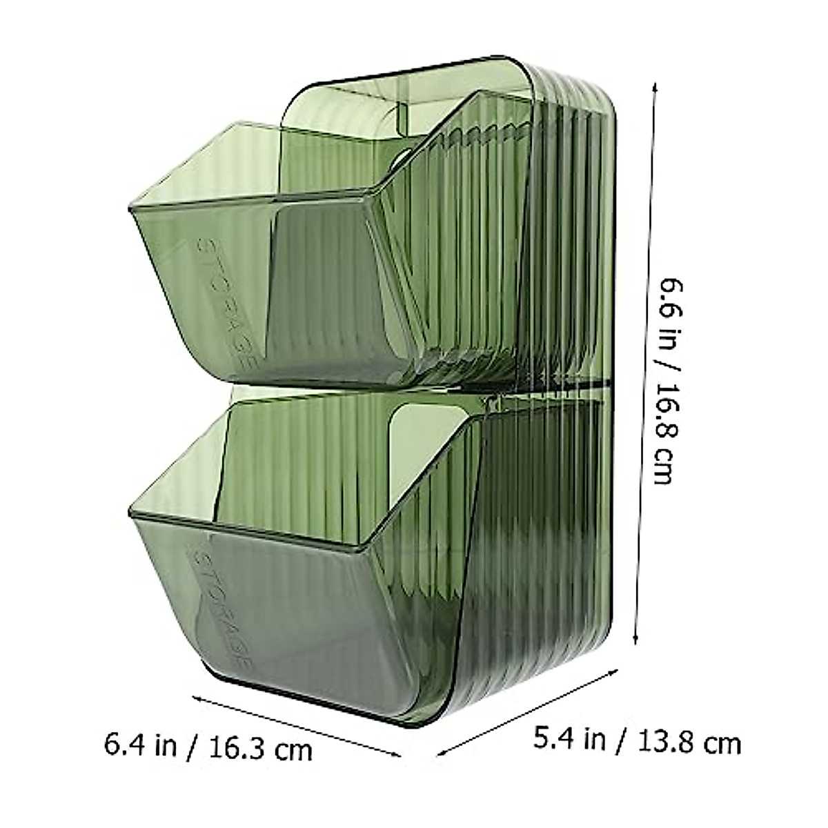 CIMAXIC Storage Box Tea Bags Storage Holder Teabag Shelf Tea Bag Holder Office Storage Shelves Holder Desk Top Organizer Shelf Tea Bag Rack Wall Tea Bag Container Instant