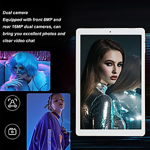 10.1 Inch Android Tablet, Android 11.0 Tablets, 5G WiFi 4GB 64GB 256GB Expandable Storage, 1920 * 1200 10.1 HD Display, 8+16MP Dual Camera and Speaker, MT6735 Octa Core CPU (Green)