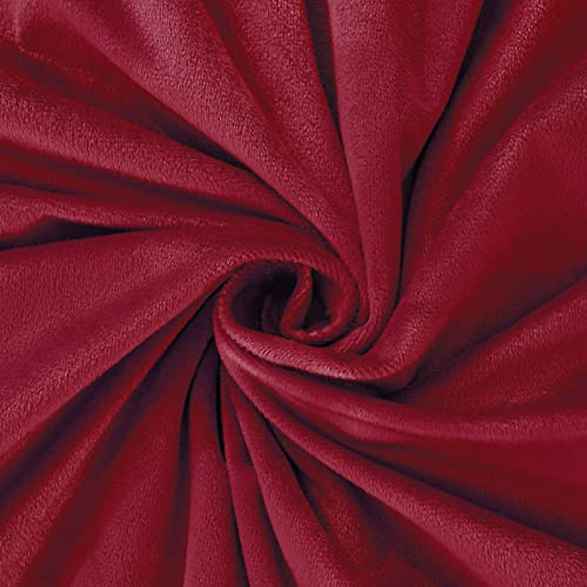 Dekoresyon Plush Duvet Cover Set, Luxury Ultra Soft Velvet Duvet Cover Set Fluffy Plush Shaggy Bedding Sets 4 Pieces (1 Duvet Cover + 2 Pillow Case + 1 Pillow Cover) Zipper Closure (Queen, Red)