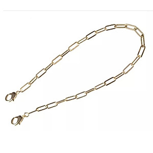 Luna Lucia Gold Wristlet Cell Phone Holder, Lanyard, Bracelet, Tether, Chain, Strap or Around the Wrist Holder | Like Emily in Paris | With Clear iPhone 13 Phone Case | Great Gift