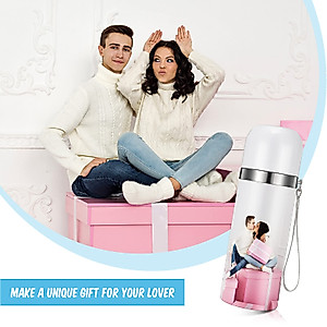 Geiserailie 4 Pack Sublimation Tumblers Cups 12 oz Blank Vacuum Stainless Steel Tumblers with Lids White Sublimation DIY Coffee Travel Mug for Office Travel Outdoors