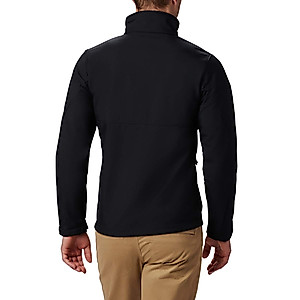 Columbia Men's Ascender Softshell Jacket, Black, Large Tall