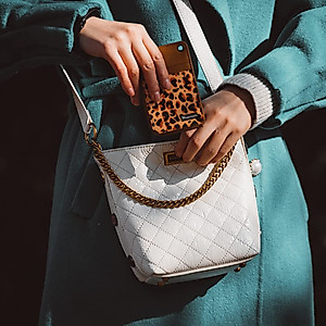 MNGARISTA Elastic Card Holder Wallet, Slim Minimalist Wallet Vertical Credit Card Holder and Men & Women Front Pocket Wallet with 3 Card Slots and 1 Side Zipper Pocket