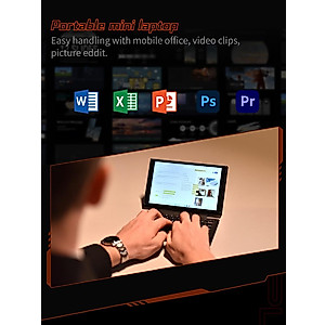 Oushedi ONEXPLAYER 2 Pro AMD R7-7840U PC Game Console Removable Handle 5 in 1 Laptop Tablet 8.4 Inch 2.5K IPS Screen Windows11 Computer (32G+2TB, Ore Black)