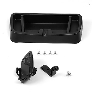 Hoolcar Phone Holder Radio Holder Multi-Functional Walkie Talkie Cell Phone Mount Bracket for 1997-2006 Jeep Wrangler TJ Accessories, Black