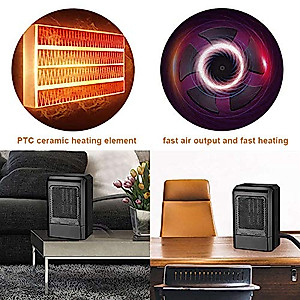 Outdoor Garden Heater Portable Ceramic Heater Electric Cooler Hot Fan Home Winter Warmer(US Plug) Patio Heater