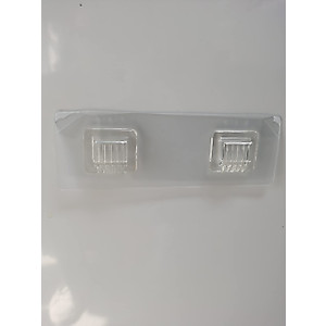 JiePai Adhesive Hooks Sticker,Adhesive Wall Hooks, Adhesive Sticker for Banthroom Shower Holder Shelf Corner Shower Caddy (Transparent)