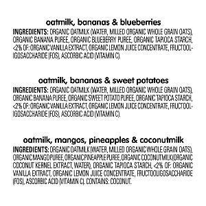 Happy Tot Oatmilk Pudding Variety Pack 4oz (Pack of 16)