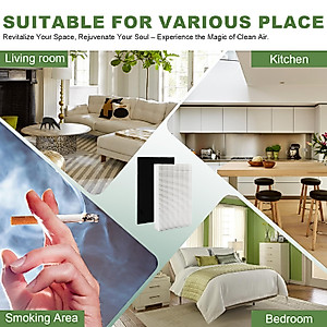 HPA300 True HEPA Filter Replacement Compatible with Honeywell Air Purifier HPA300 Series, HPA300, HPA304, HPA8350 HPA300VP, HPA8350, HPA3300b, HPA5300, HPA200, HPA100, HPA090 Air Purifier