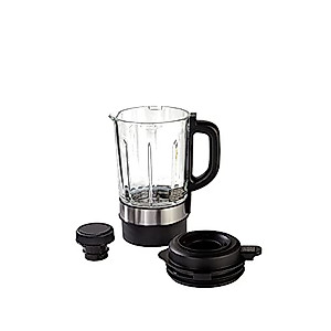 Professional blender, juicers, suitable for milkshakes and smoothies, etc., with 6 sharp blades with high power motor 1000 watts, large capacity 1.75 liters/60 oz. borosilicate glass, high-speed professional stainless steel countertops, variable speed con