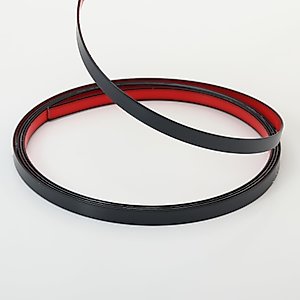 Matte Black Peel and Stick Wall & Molding Trim, Flexible DIY Strip for Mirror, Floor, Cabinet, Ceiling, Tile Edge (16.4 ft x 0.8 inch)