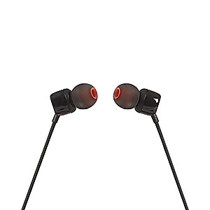 JBL TUNE 110 - In-Ear Headphone with One-Button Remote - Black