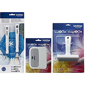 Brother DX ScanNCut Complete Crafting Accessories Spatula and Hook Set, Scraper Tool, Brayer Roller