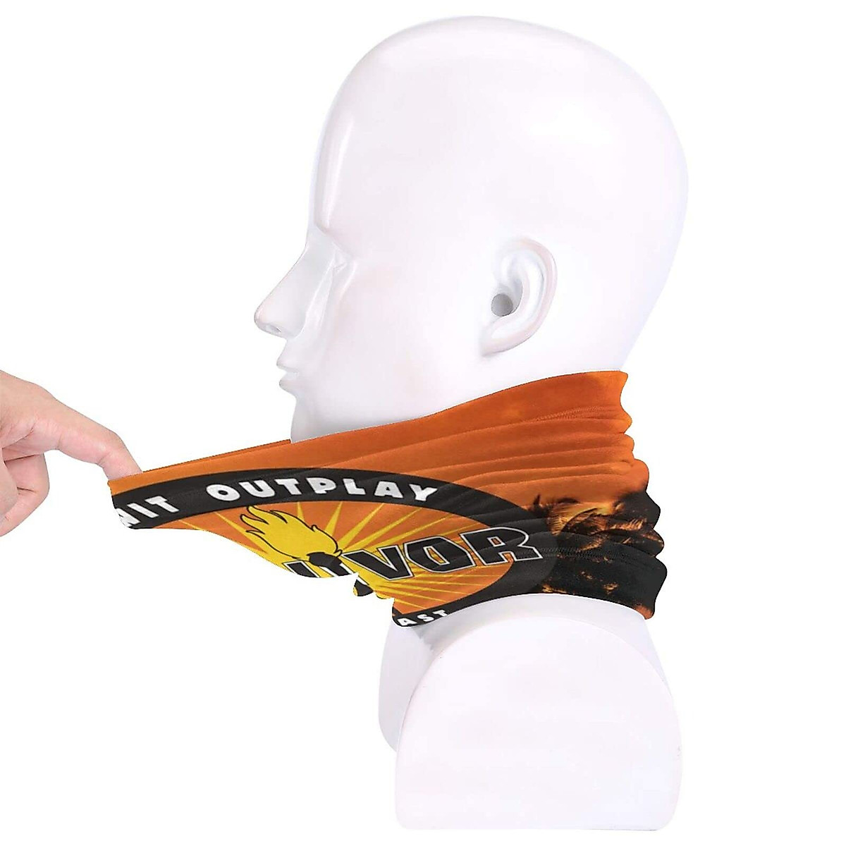 Suruiver Mask Magic Scarf Bandana Balaclava Headband Neck Gaiter, 1-2