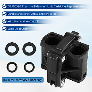 GP500520 Pressure Balancing Unit Cartridge Replacement,Compatible with Kohler Shower Cartridge,Shower Valve,Rite-Temp Bath and Shower Pressure Balancing 1/2" Single Handle Faucet valves (1PCS)