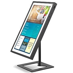 Adjustable Metal Stand for Amazon Echo Show 15, Tilt and Swivel Metal Stand Made for Echo Show 15, 15.6" Smart Display Metal Holder Sturdy and Not Wobbly-Matte Black