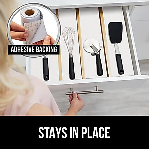 Gorilla Grip Peel and Stick Paper for Book Covers, Countertops, Drawers, Kitchen Cabinets, Shelves, and Crafts, Protective Easy Install Removable Vinyl Adhesive Liners, 11.8 INx10 FT Roll, Clear Matte