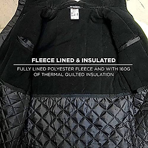 Ergodyne mens Class 3 Hi Vis Thermal Parka Quilted, Lime, XX-Large US