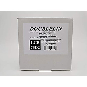 Prewound Bobbin, Card Board, Size L (SA155, Size9.4), Black Color, 144pcs per Box, 75D/2 Polyester, Doublelin, Compatible with Babylock, Barudan,Bernina,Brother,Consew,Juki, Singer, Tajima and More