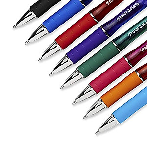 Paper Mate Profile Elite Retractable Ballpoint Pens, Bold Point (1.4mm), Red, Box of 12 (2067505)