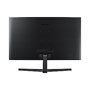 SAMSUNG 27" CF39 Series FHD 1080p Curved Computer Monitor, Ultra Slim Design, AMD FreeSync, 4ms response, HDMI, DisplayPort, VESA Compatible, Wide Viewing Angle, LC27F398FWNXZA, Black